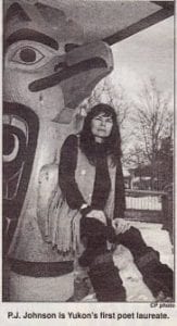 pj johnson | Yukon Poet Laureate - People - 1000 Towns of Canada
