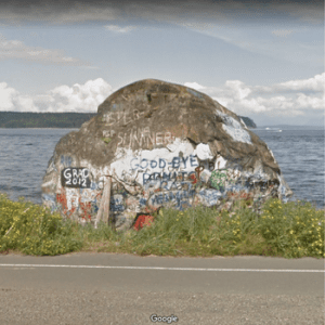 Big Rock - Campbell River | British Columbia - 1000 Towns of Canada